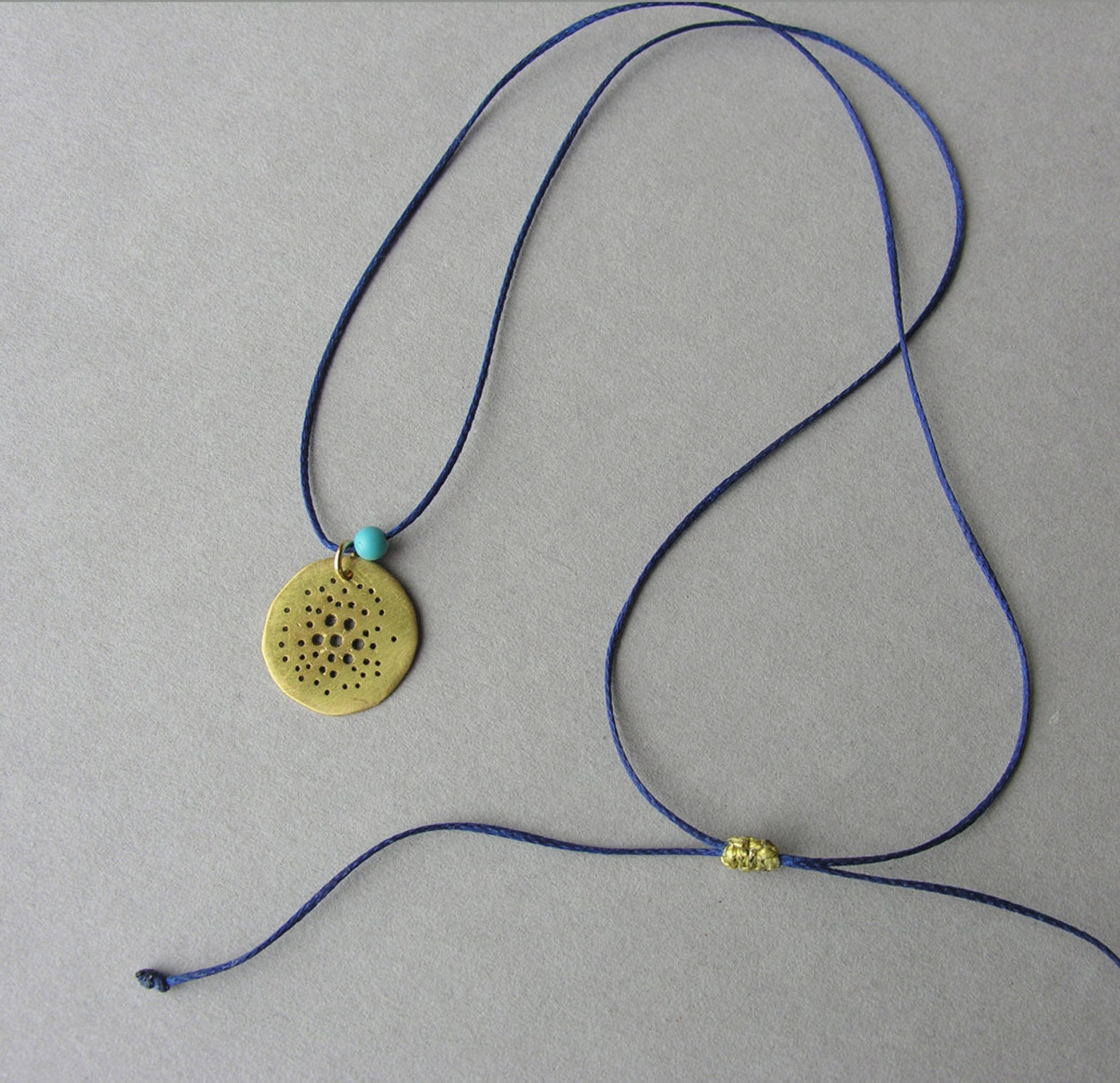Organic Coin Necklace With Holes: Contemporary Design - Etsy