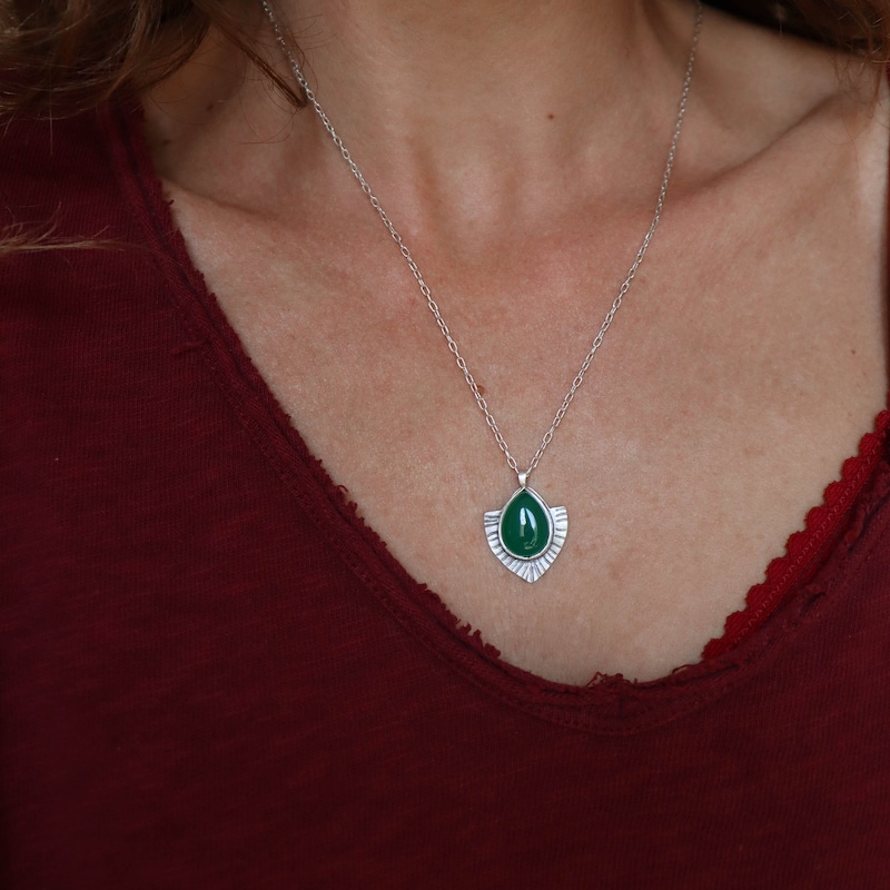Green Necklace - Etsy