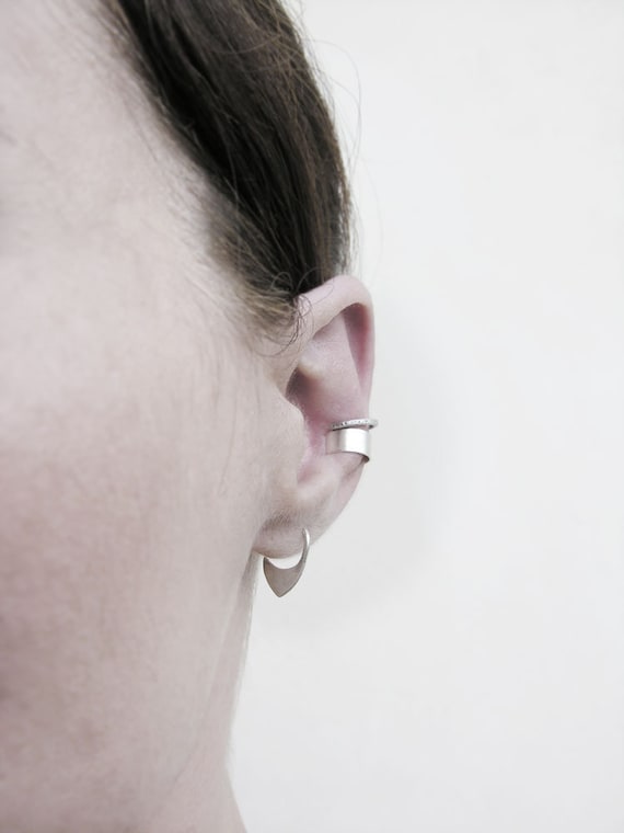 Ear Cuff Sterling Silver Conch Hoop Wrap Earring No Piercing - Etsy