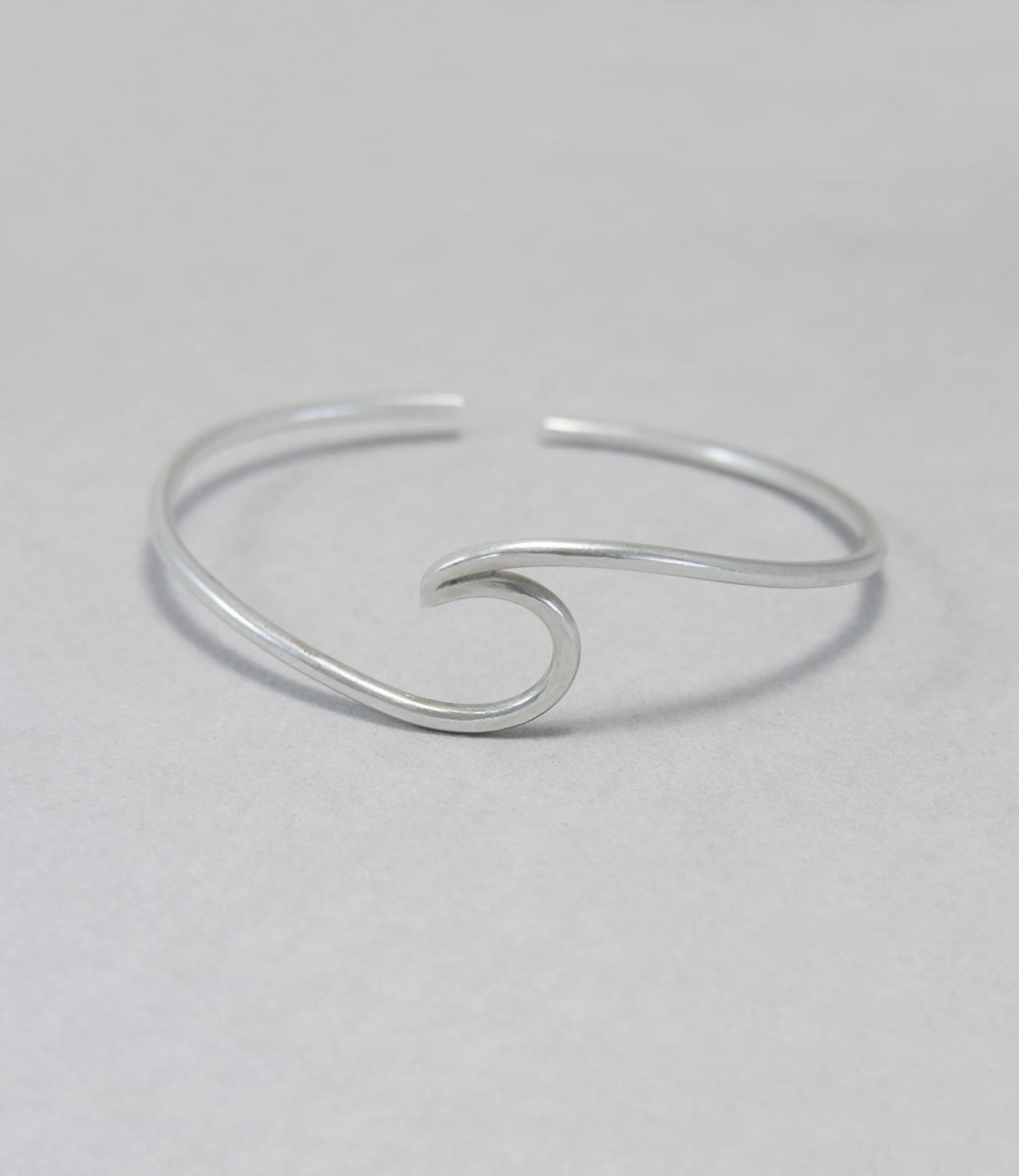 Wave Cuff Bangle Sterling Silver Beach Jewellery Ocean - Etsy