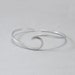 Wave Cuff Bangle, Sterling Silver, Beach Jewellery, Ocean Bracelet ...