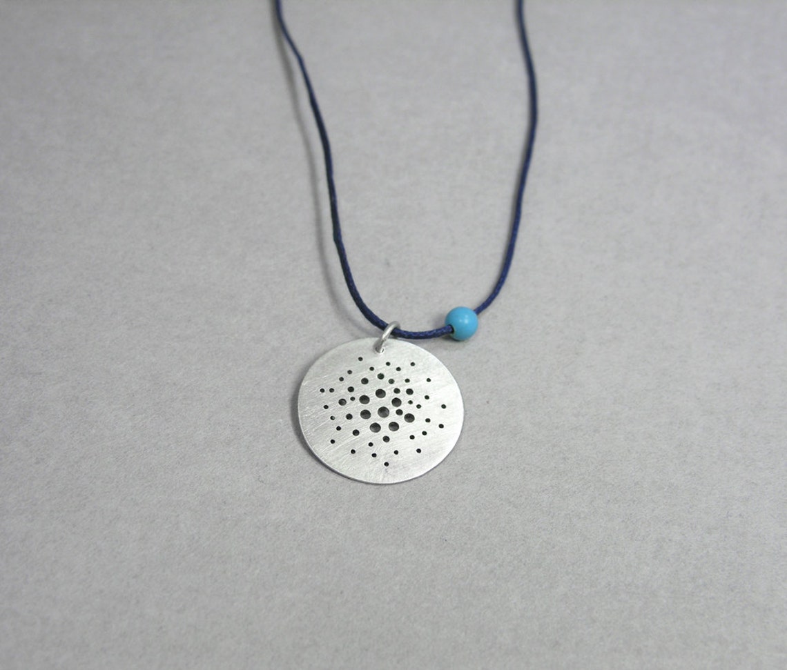 Organic Coin Necklace With Holes: Contemporary Design - Etsy