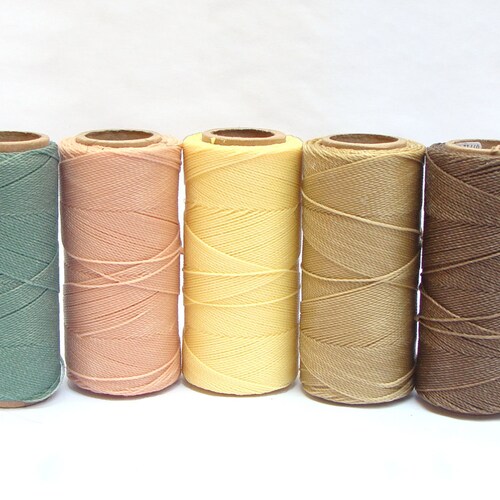 Purple Waxed Cord Macrame Cord Waxed Polyester Thread - Etsy