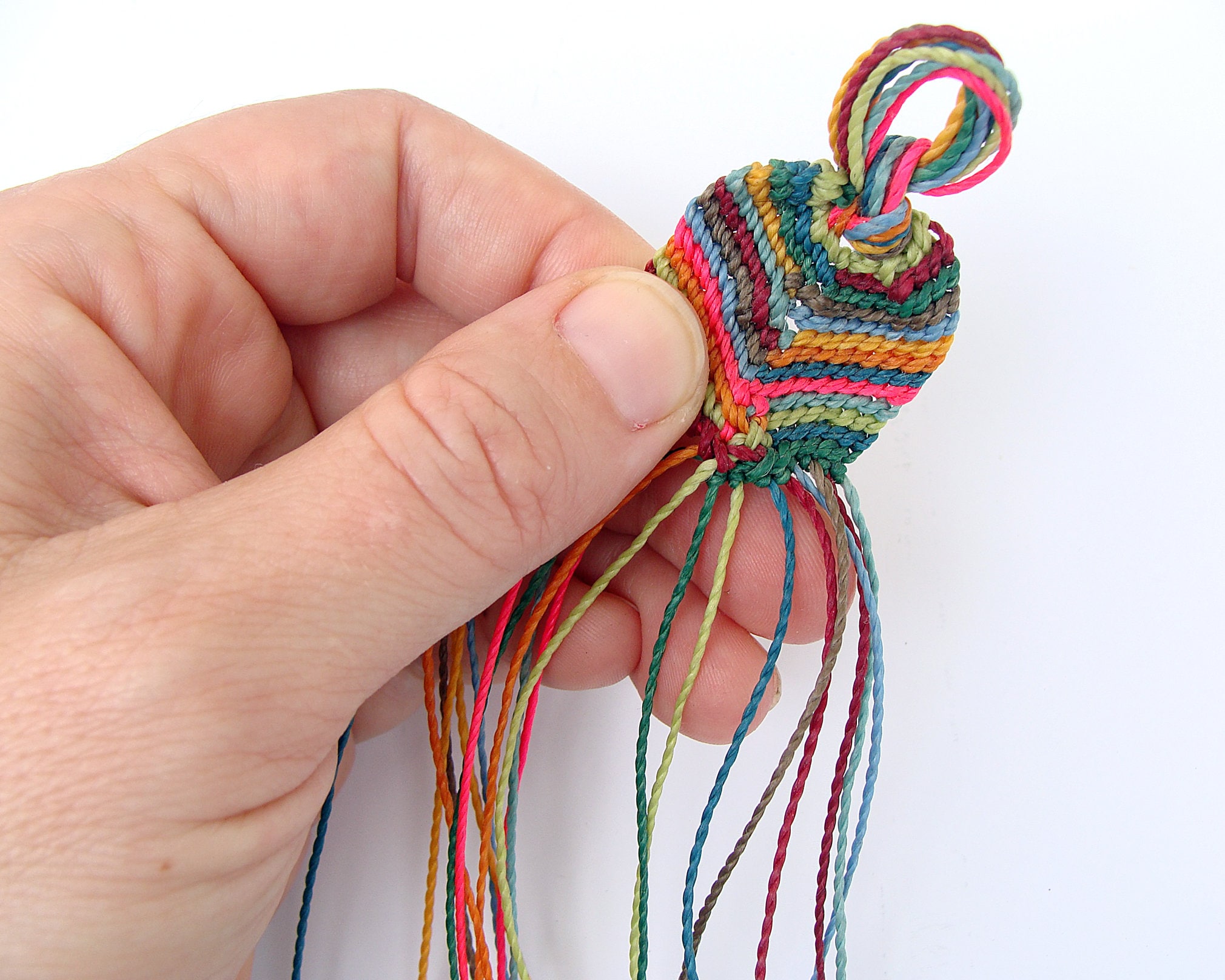 Macrame Waxed Cord | Waxed Polyester Thread Set of 5 Colors SUNRISE ...