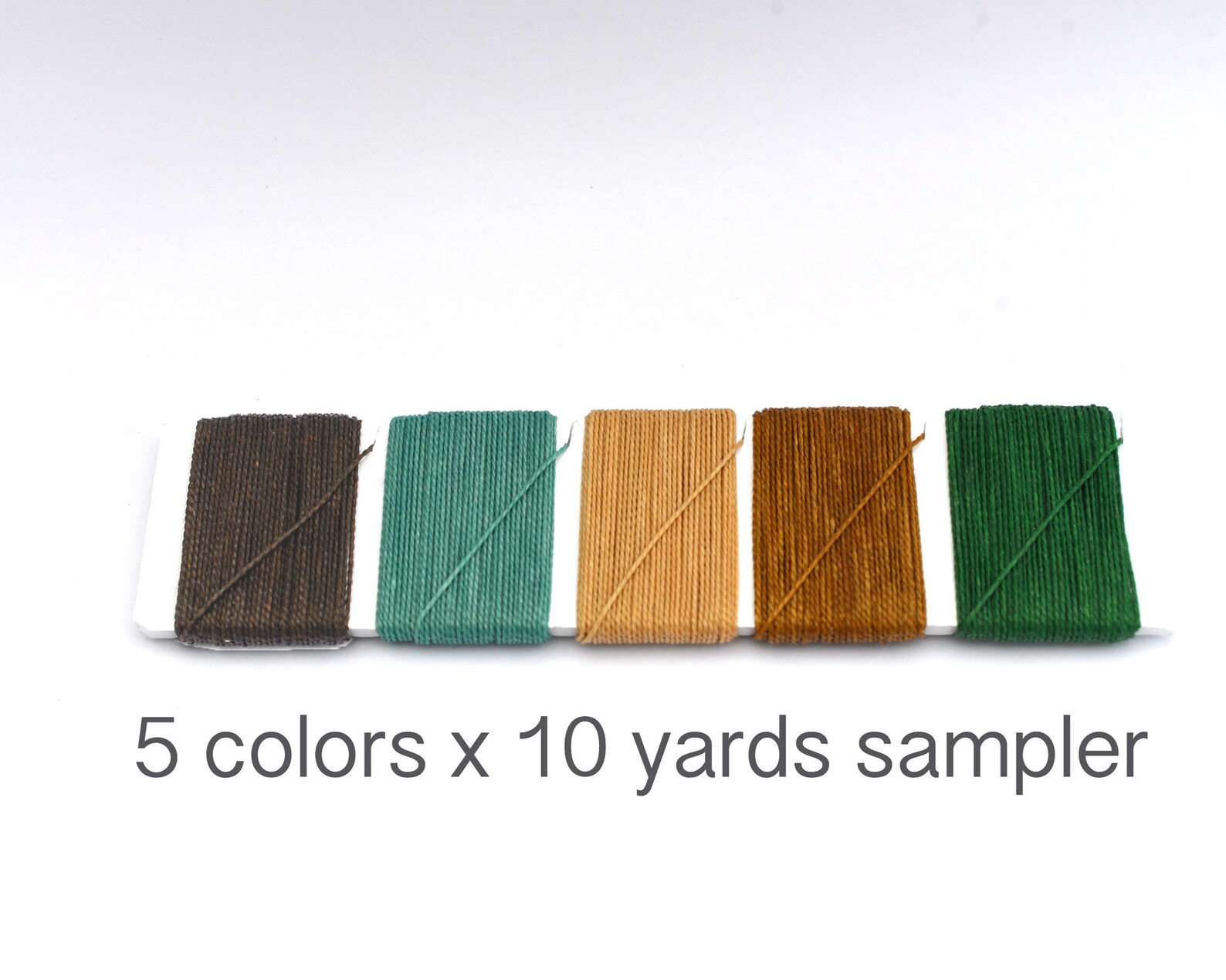 Waxed Cord | Macrame Cord | Waxed Polyester Thread | Set of 5 Colors ...