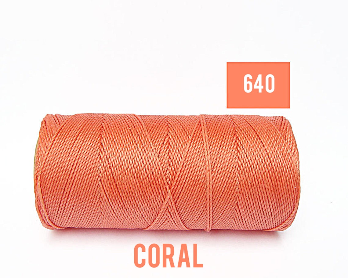 Bracelet Cord 1mm - Waxed Polyester Cord - Macrame Cord - Jewelry Cord ...