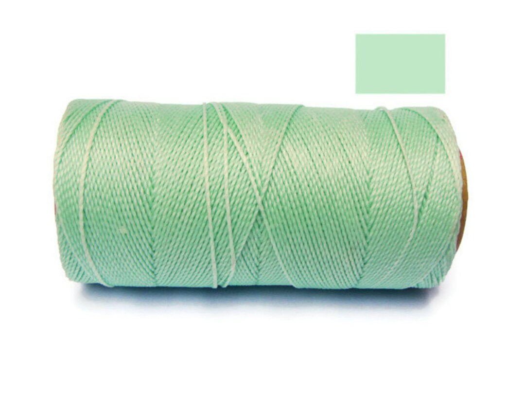 Bracelet Cord - Macrame Cord - Waxed Cord - Polyester Cord - Spool of ...