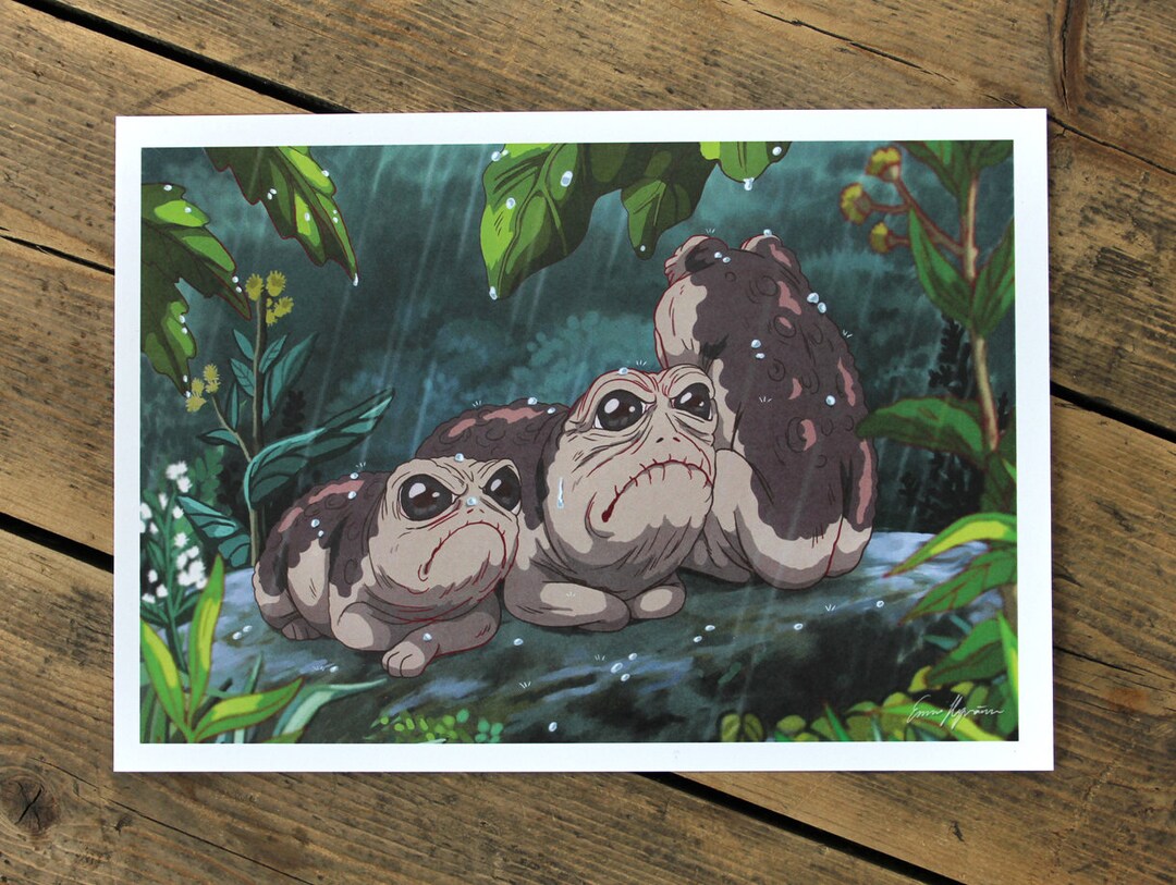 Angry Frogs Art Print - A5 Size - Etsy