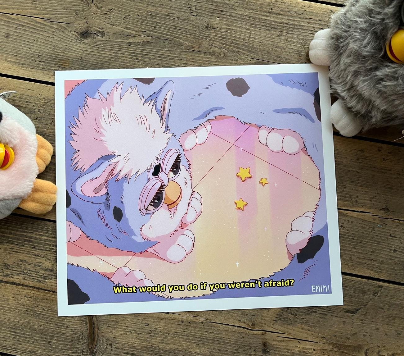 Existential Anime Furb Art Print 5 - Size 20 Cm X 23 Cm - Etsy