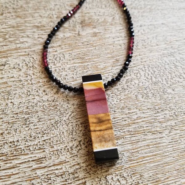 Intarsia Pendant - Etsy