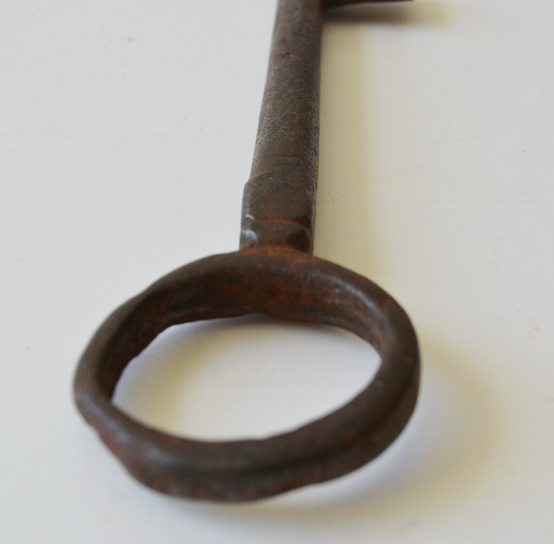 Very Large Antique Skeleton Key Hand Wrought Iron Key Old - Etsy