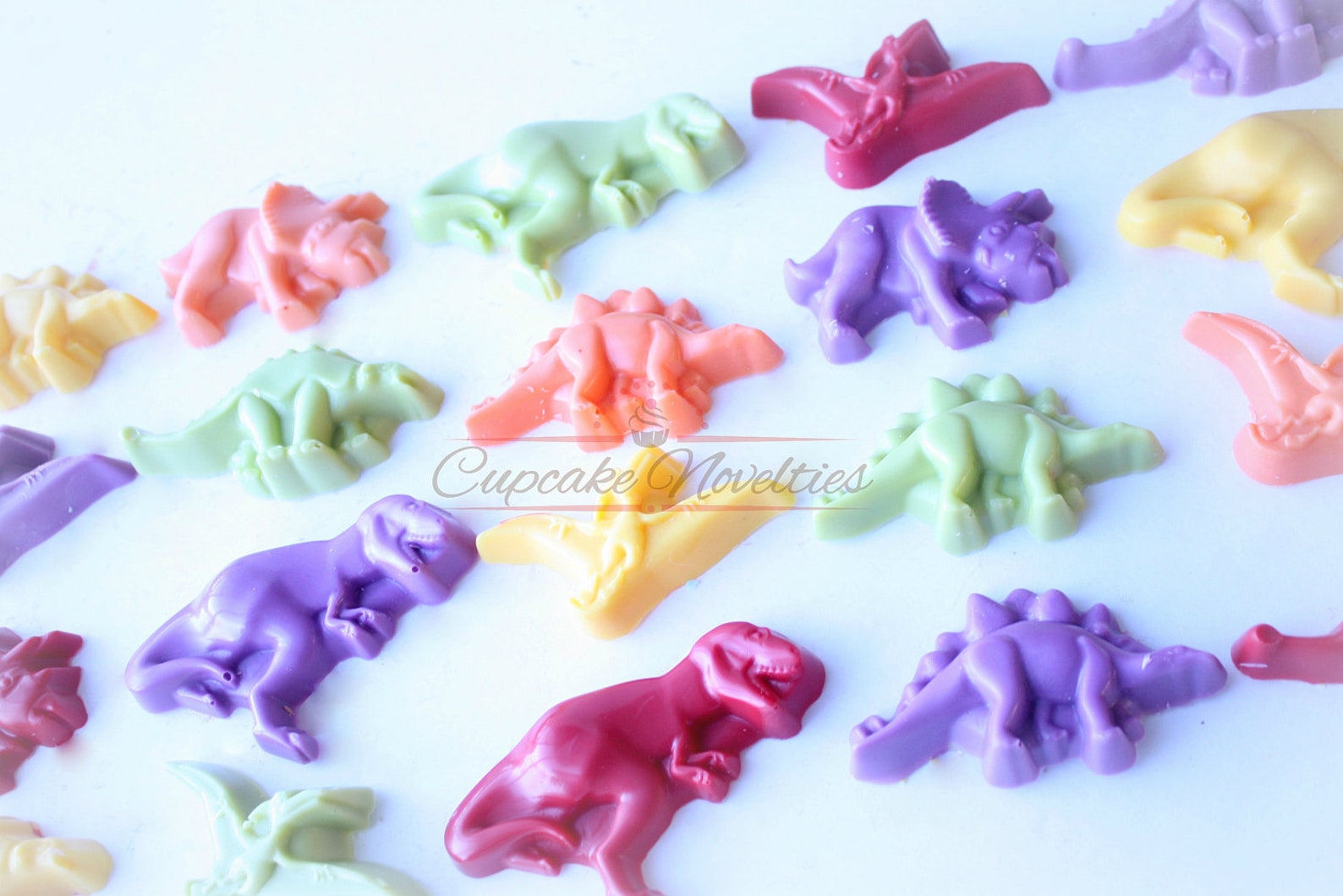 Dinosaur Birthday Dinosaur Chocolate Favors Dinosaur Cupcake - Etsy