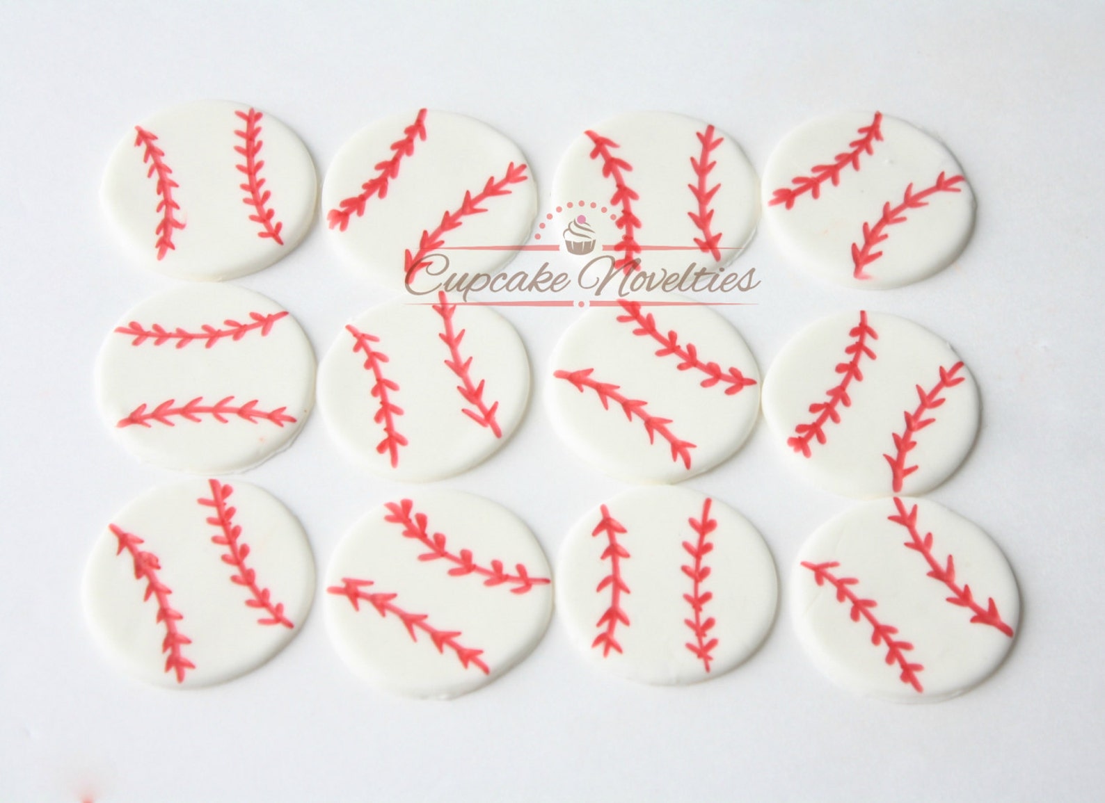 Baseball Birthday Sports Birthday Baseball Cupcakes Fondant | Etsy