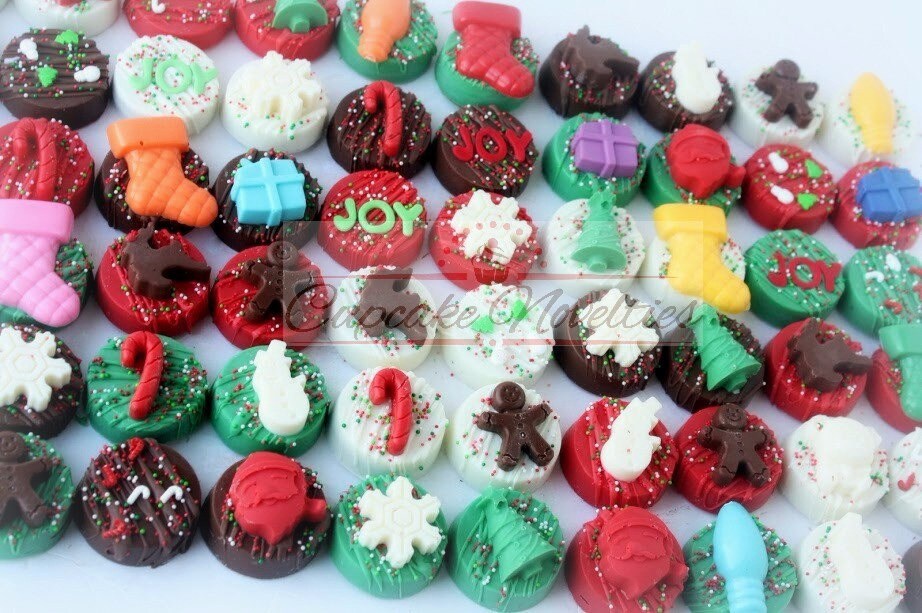 Christmas Cookies Holiday Cookies Holiday Party Favors | Etsy
