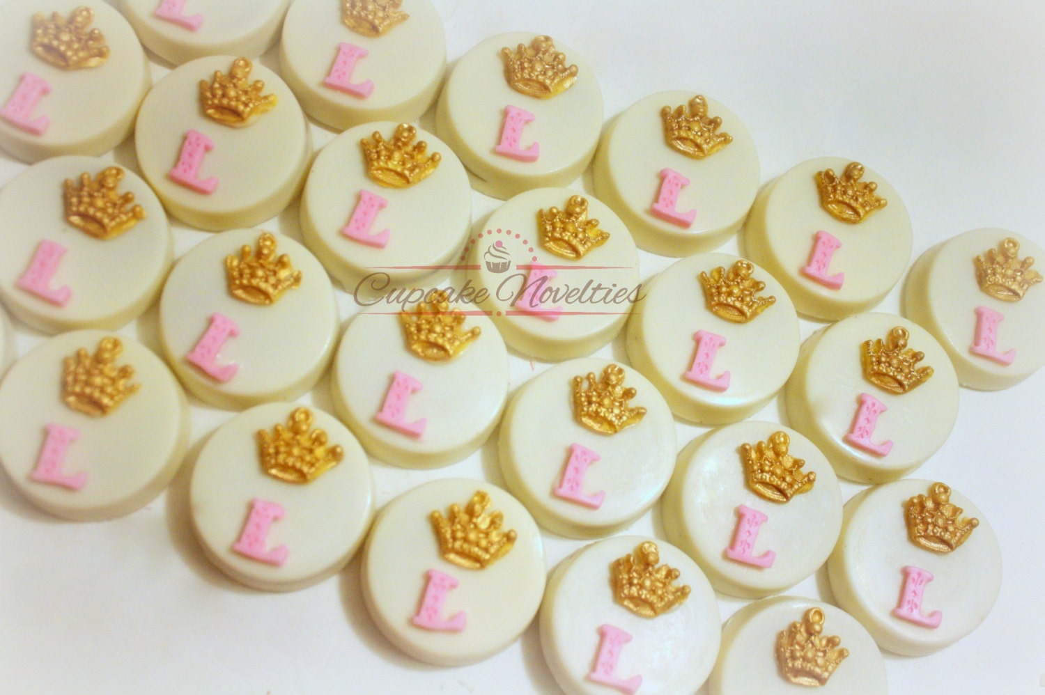 Princess Cookies Princess Birthday Pink and Gold First | Etsy