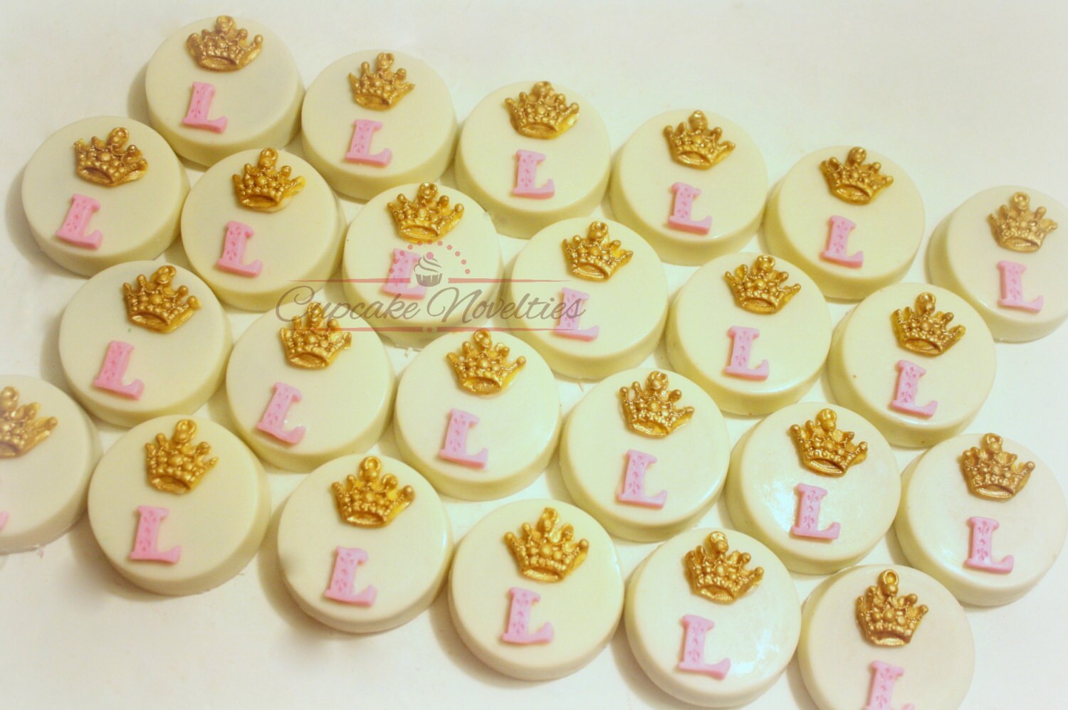 Princess Cookies Princess Birthday Pink and Gold First | Etsy