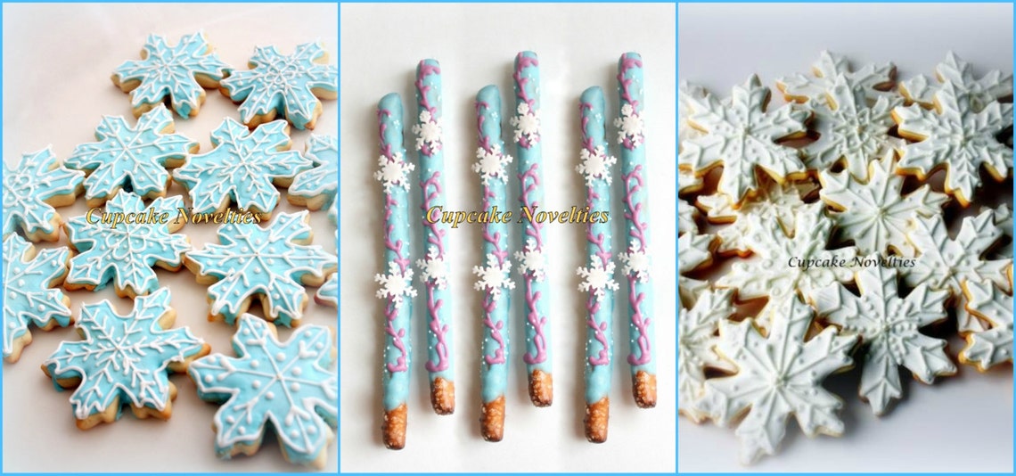 Snowflake Birthday Snowflakes Chocolate Dipped Rice Krispie Treats ...