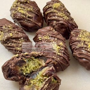 Dubai Chocolate Dates Gourmet Stuffed Dates Pistachio Eid Party Favors ...