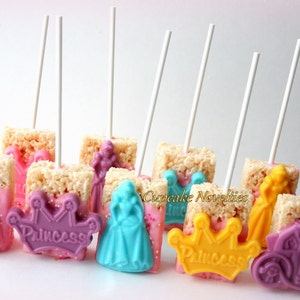 Princess Birthday Princess Cookies Crown Chocolate Pops Tiara Chocolate ...