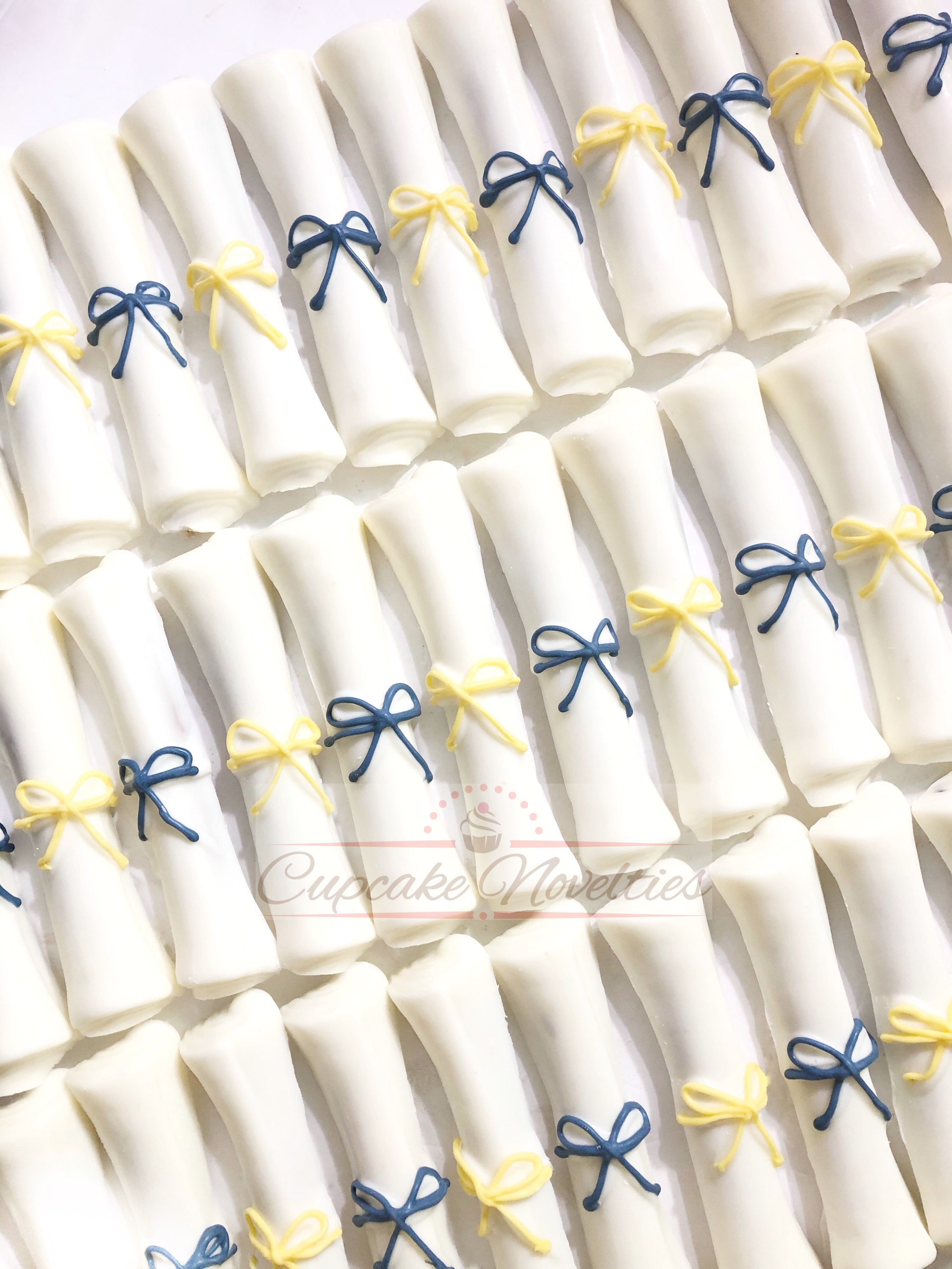 Graduation Cookies Graduation Party Favors Diploma Pretzels Diploma ...