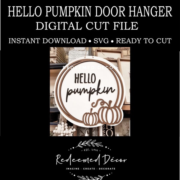 Hello Pumpkin Sign - Etsy