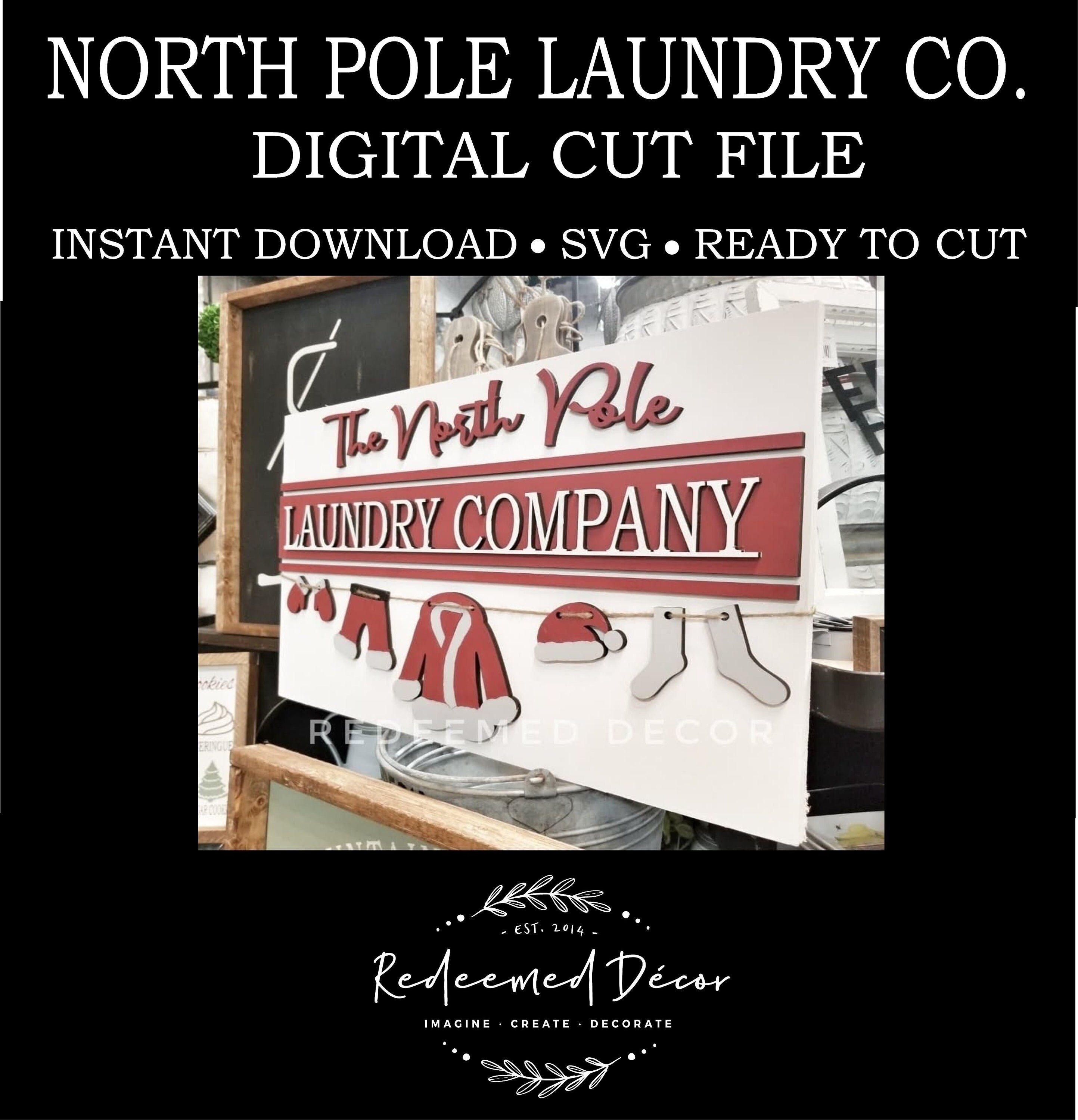North Pole Laundry Plate Class Do*It*Yourself Crafts