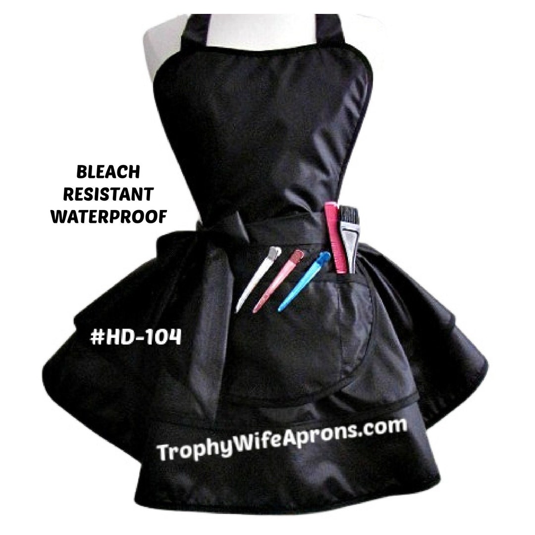 Hd104 WATERPROOF Hairstylist Apron, Hairdresser Apron, Stylist Apron ...