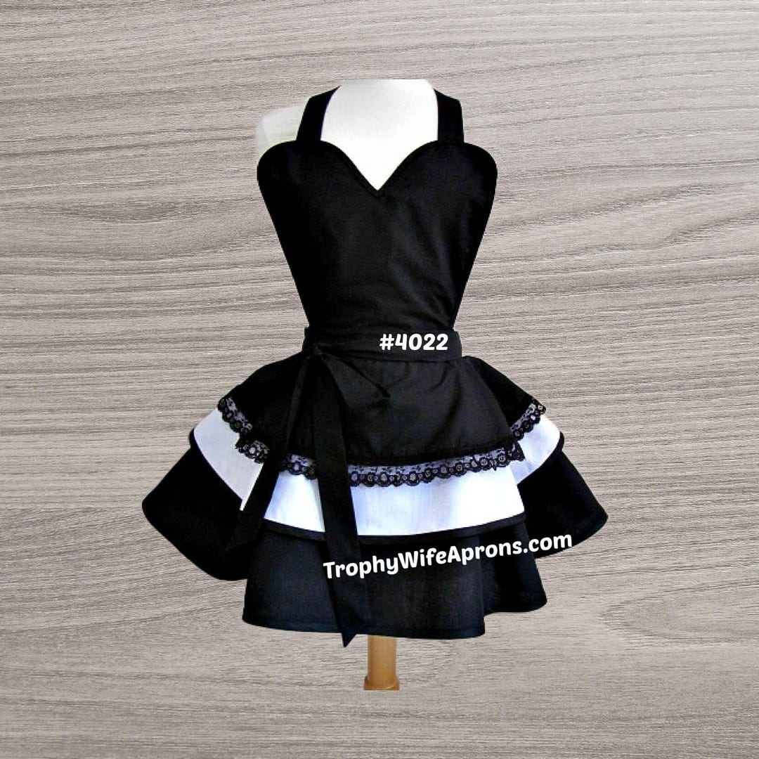 4022 FLIRTY PINUP APRONS, Handmade Sexy Aprons, 1950s Pinup Aprons, Retro Pinup Aprons, Sexy ...