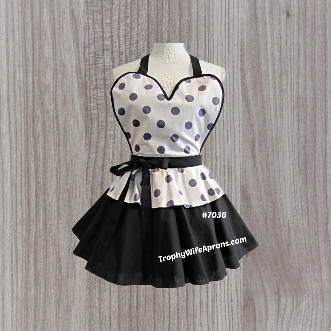 7036 FLIRTY PINUP APRONS, Sexy Retro Aprons, Vintage Sexy Aprons, Retro Sexy Aprons, Kitchen ...