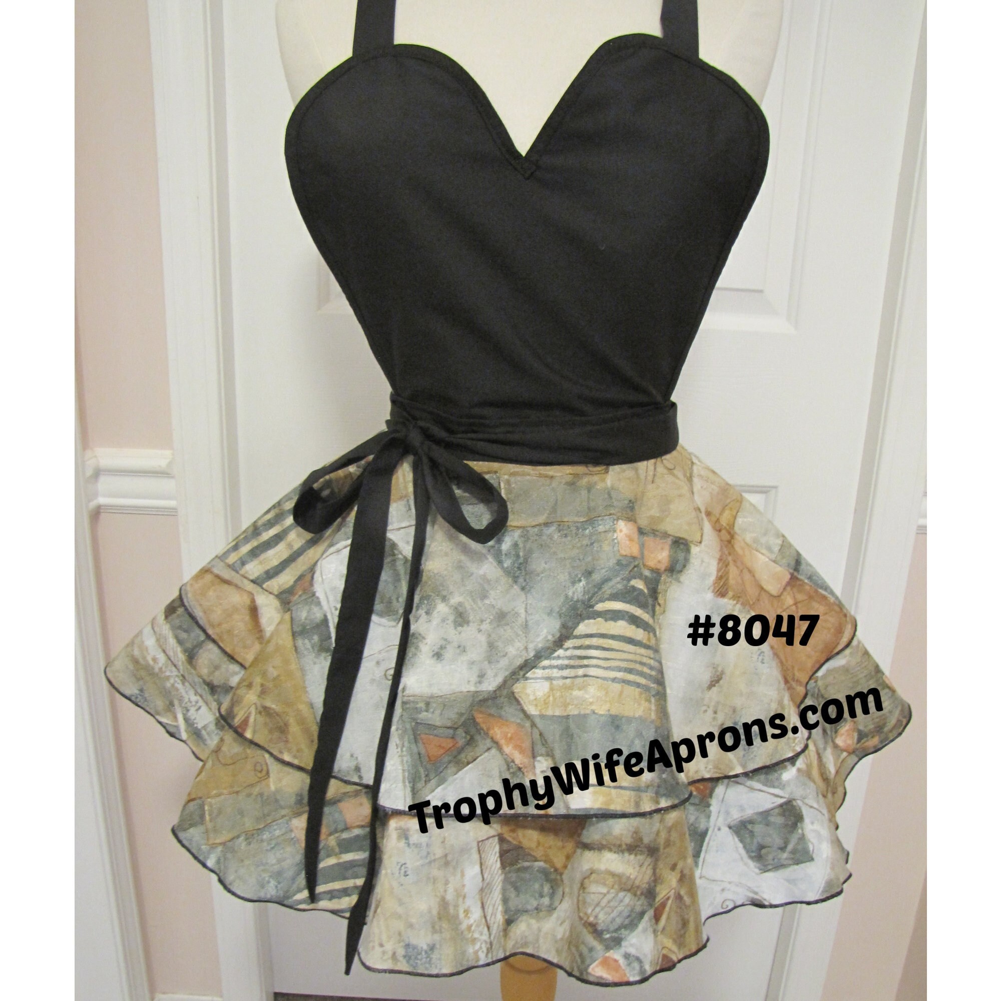8047 Dress Style Apron for Woman Pinup Apron Flirty Apron - Etsy Canada