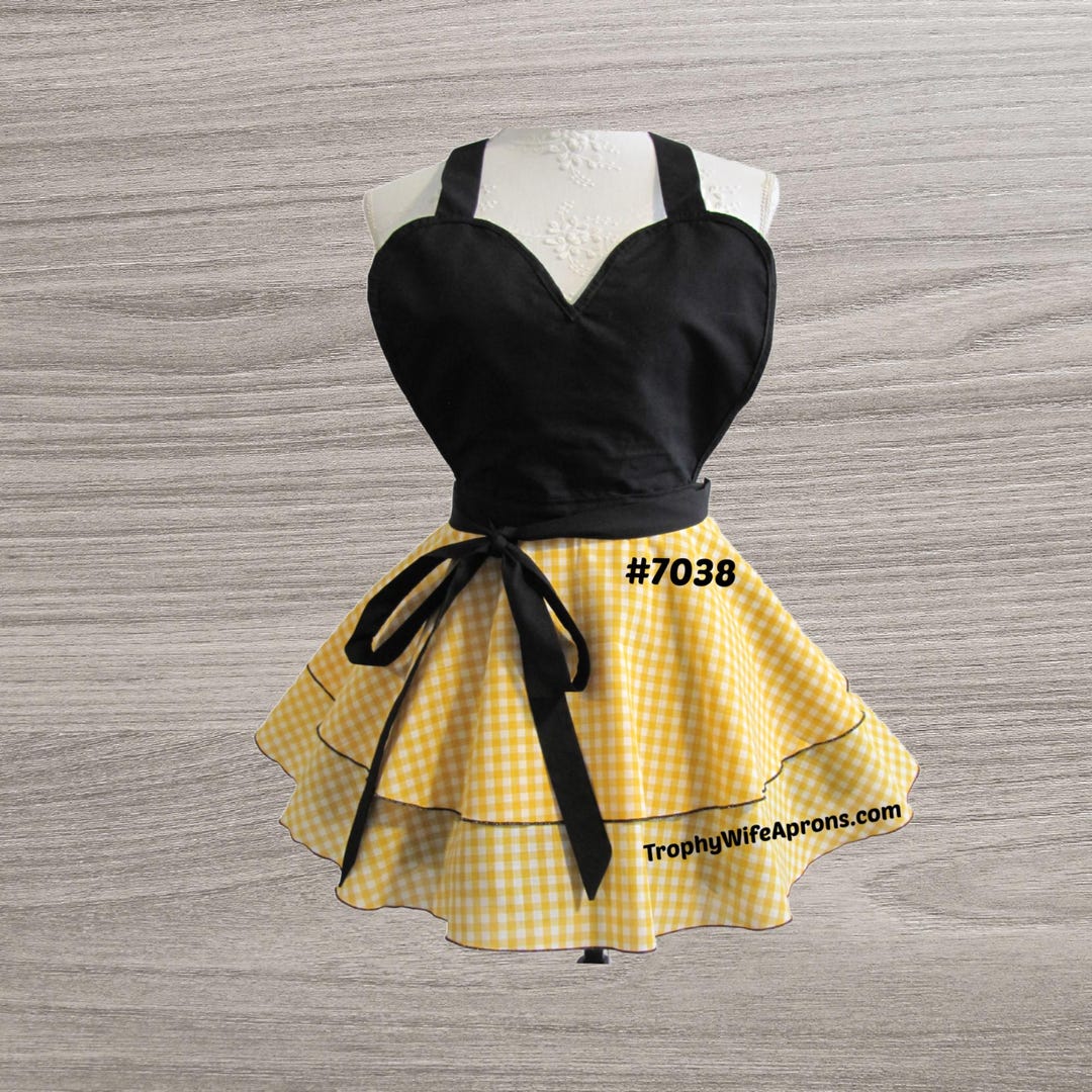 7038 FLIRTY PINUP APRONS, Sexy Retro Aprons, Vintage Sexy Aprons, Retro Sexy Aprons, Kitchen ...