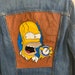 The Simpsons Treehouse of Horror Inspired Custom Hand Painted Denim ...