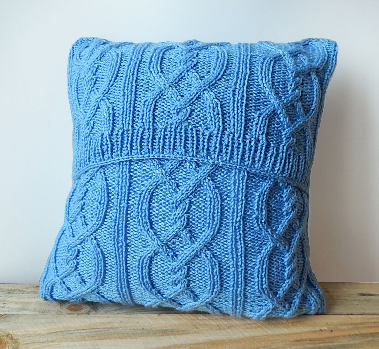 KNITTING PATTERN / Cozy Cushion Cover Tutorial for Knitted Cable ...