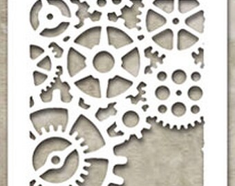Gear stencil | Etsy