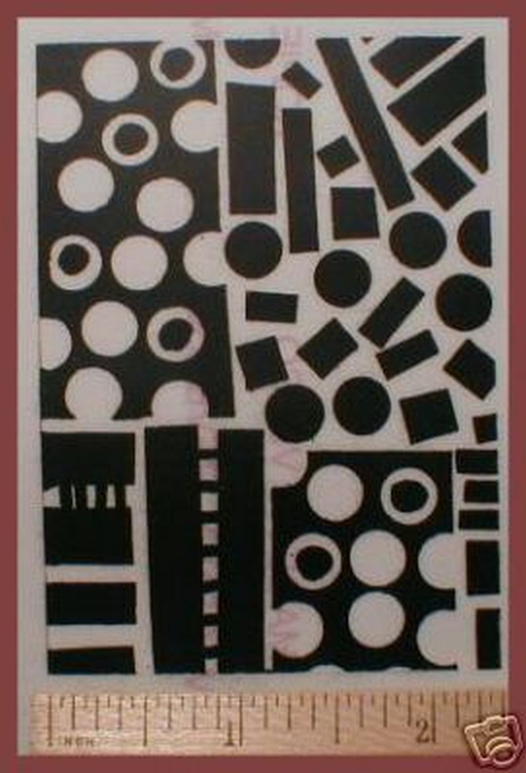 Unmounted Texture Rubber Stamp Create Designs in Polymer and PMC Clays ...