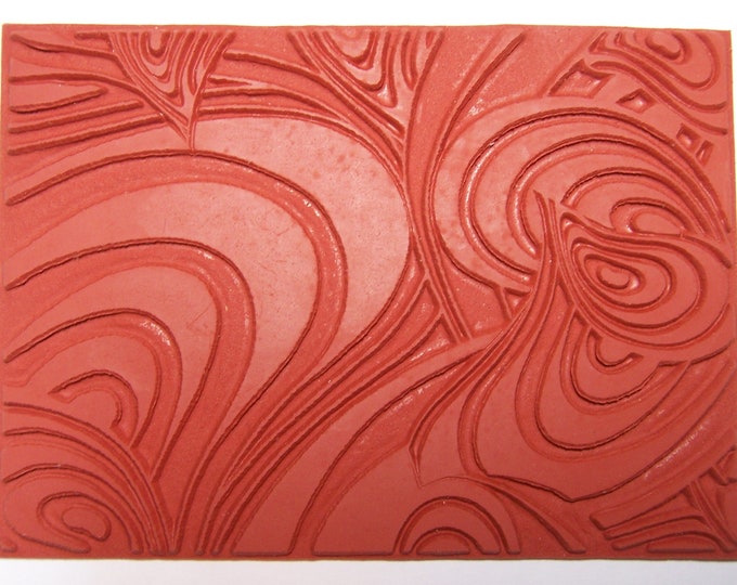 20 Assorted 1 Deep Etched Texture Rubber Art Stamps Flexible Unmounted ...