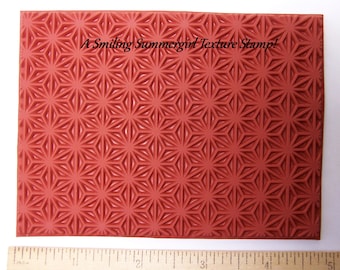 18 Assorted 1" Deep Etched Texture Rubber Art Stamps Flexible ...