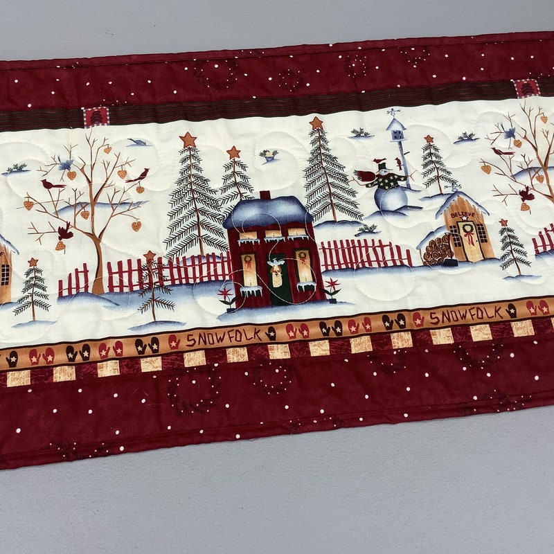 Appliqued Table Topper - Etsy