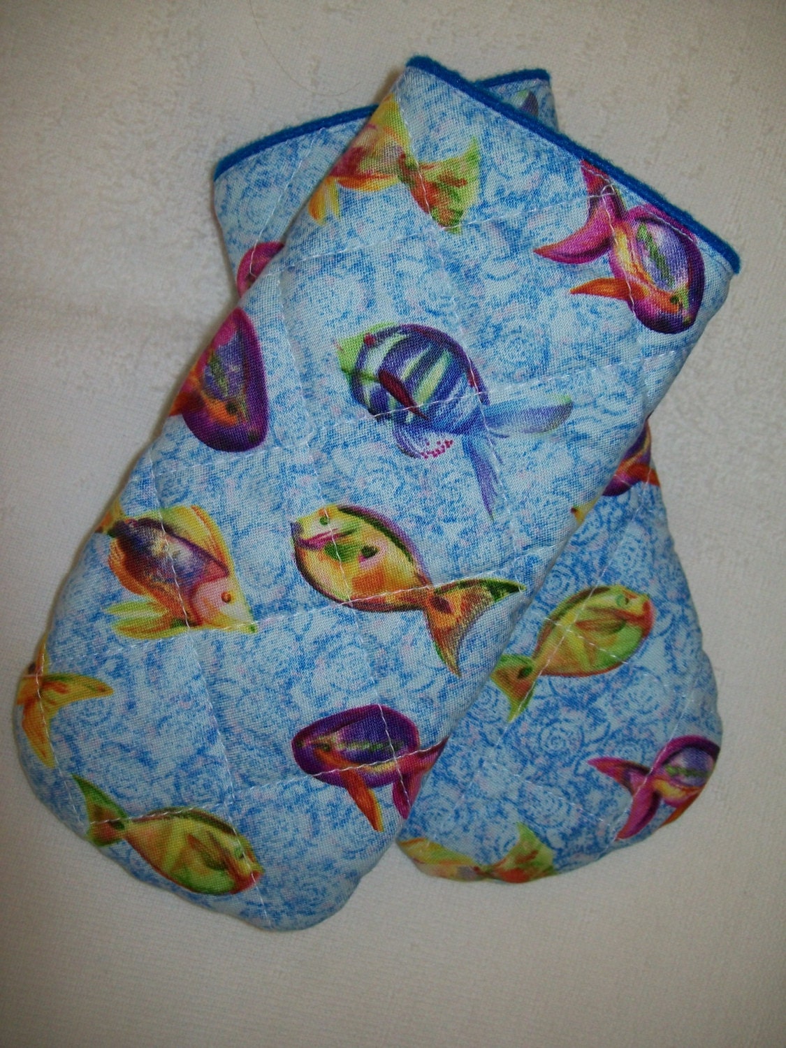 Fish Eyeglass Case Nautical Sea Quilted Eye Glass Case in - Etsy