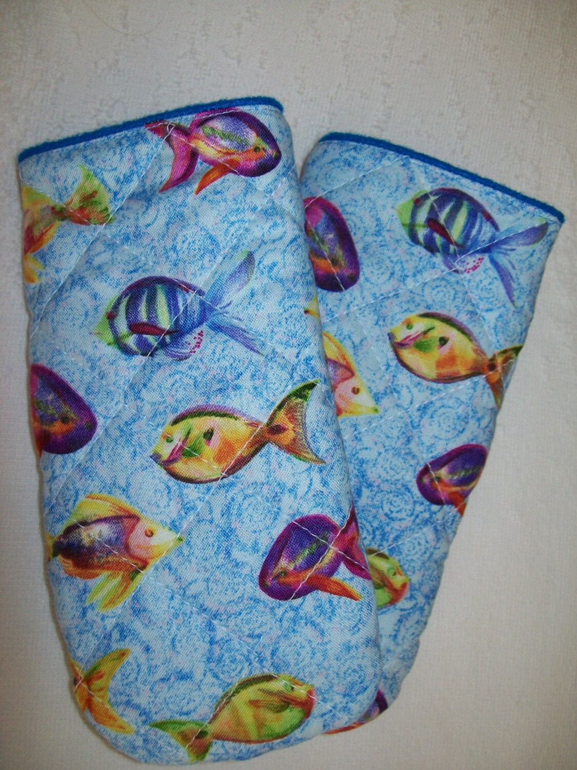 Fish Eyeglass Case Nautical Sea Quilted Eye Glass Case in - Etsy