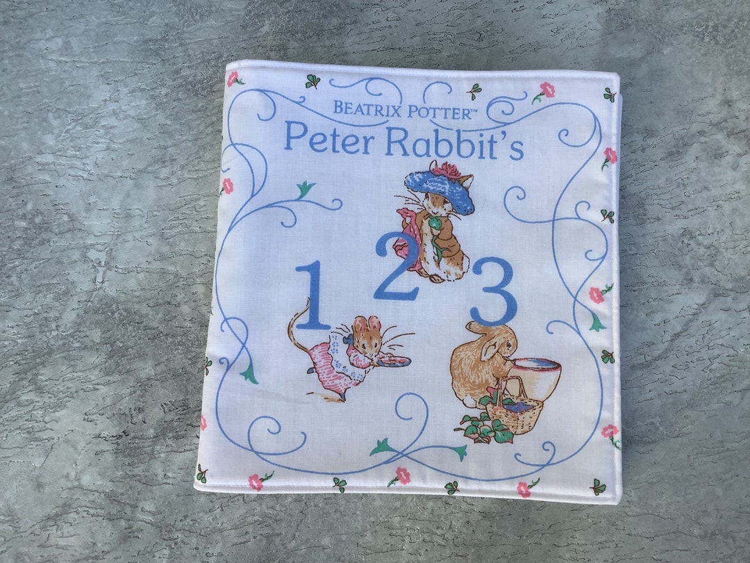 Number Cloth Book Peter Rabbit Counting Book Soft Book for Baby and ...