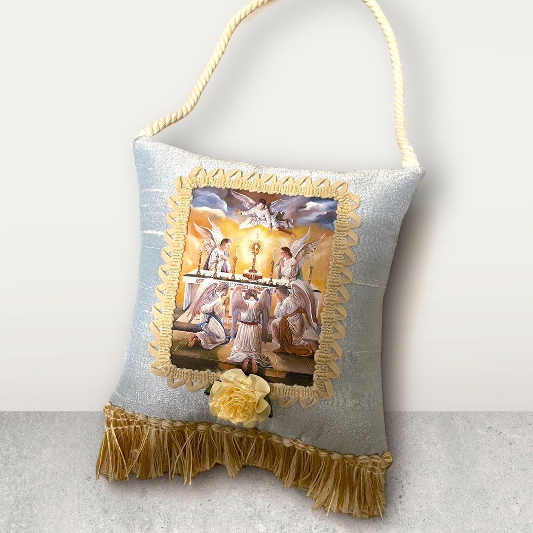 Scented Blessed Sacrament Hanging Pillow, Catholic Wall Art - Etsy