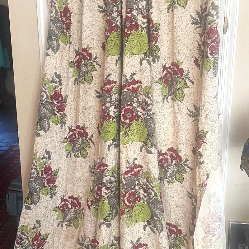 Vintage Bark Cloth - Etsy