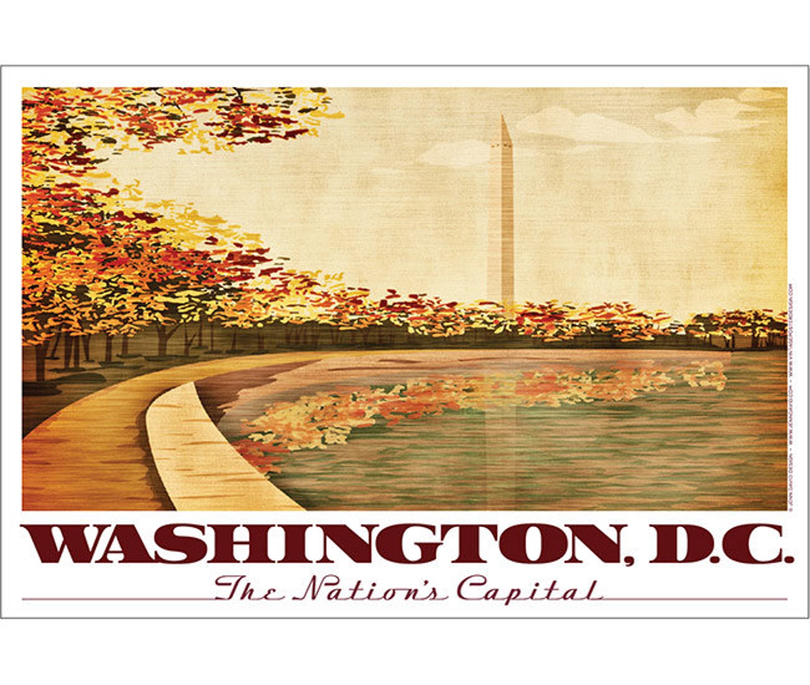Washington, DC Poster - Etsy