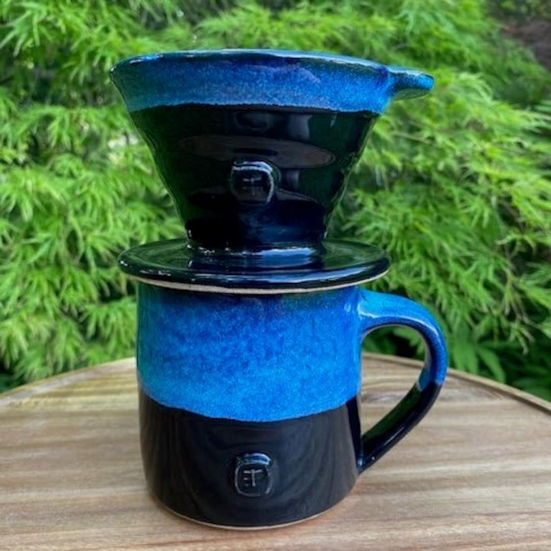 Ceramic Coffee Dripper, Pottery Coffee Maker, Coffee Brewing Mug ...