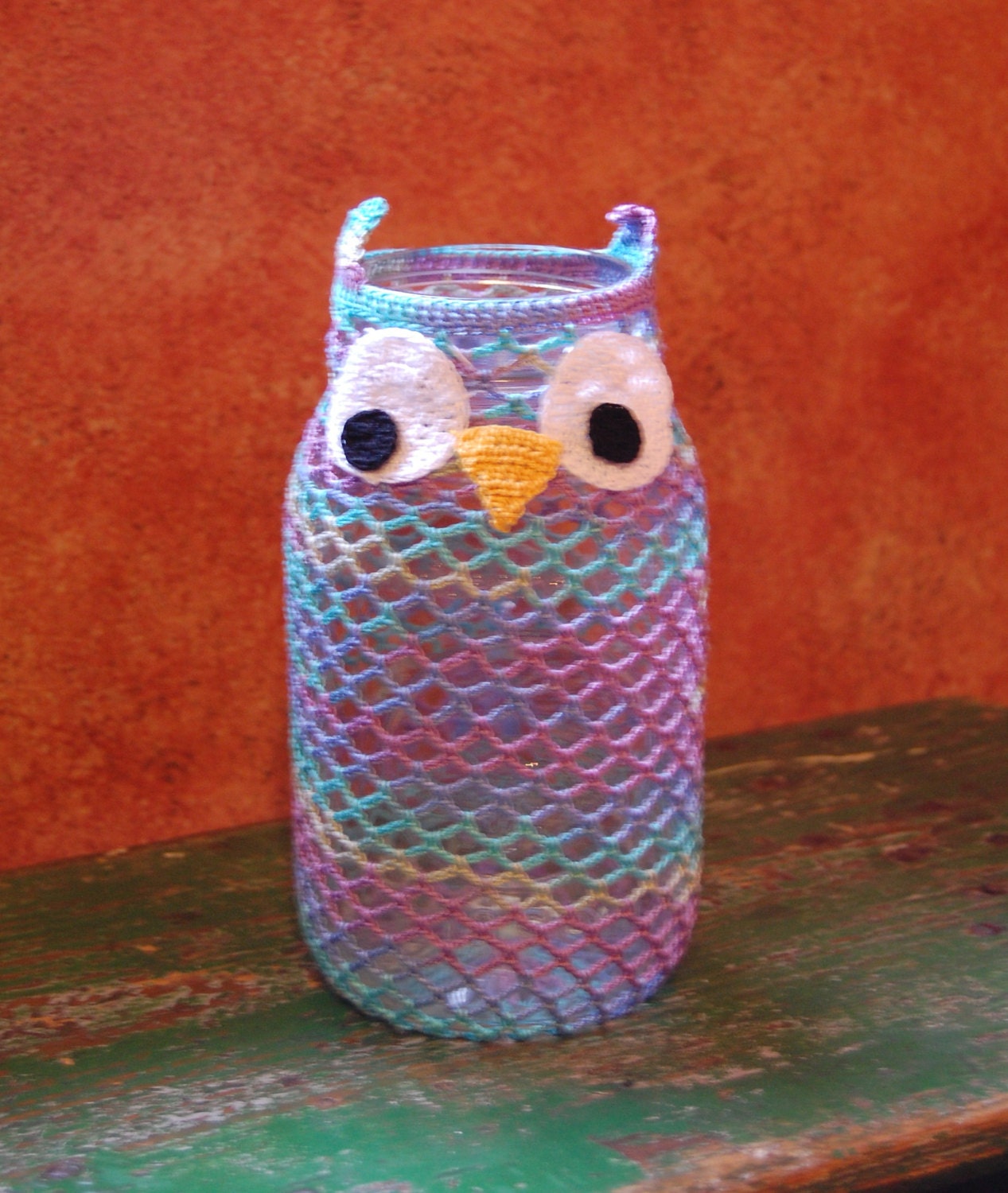 Crochet Mason Jar Owl - Etsy