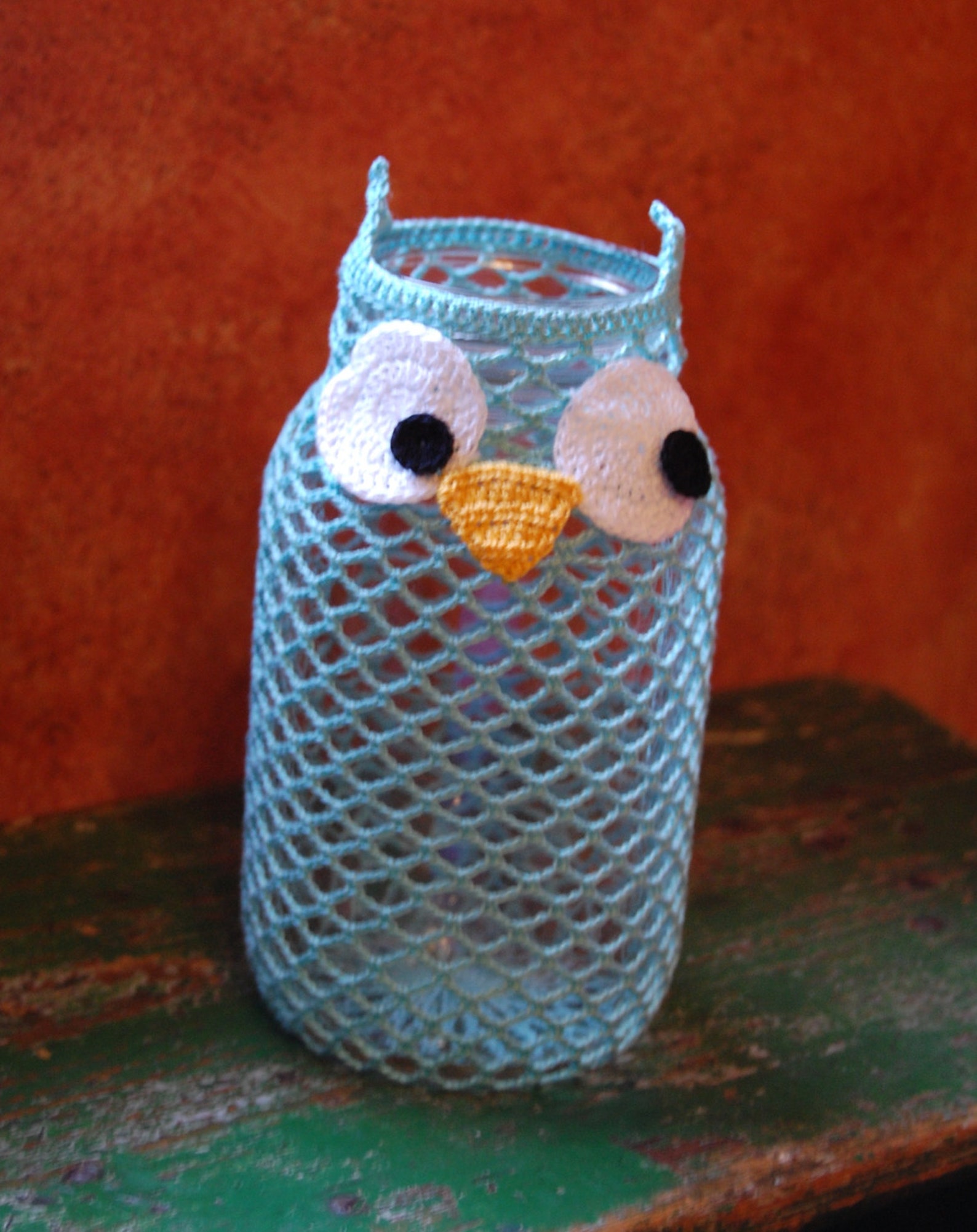 Crochet Mason Jar Owl - Etsy