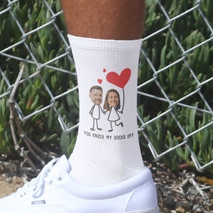 Personalized Photo Socks, Custom Face Socks, Valentine's Day Gift - Etsy