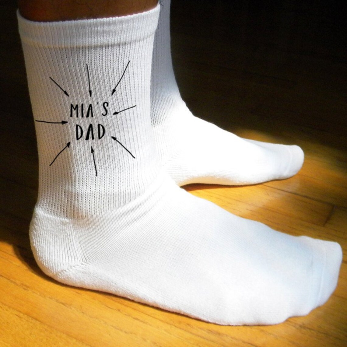 Father's Day Fun Personalized Socks Novelty Socks Make - Etsy