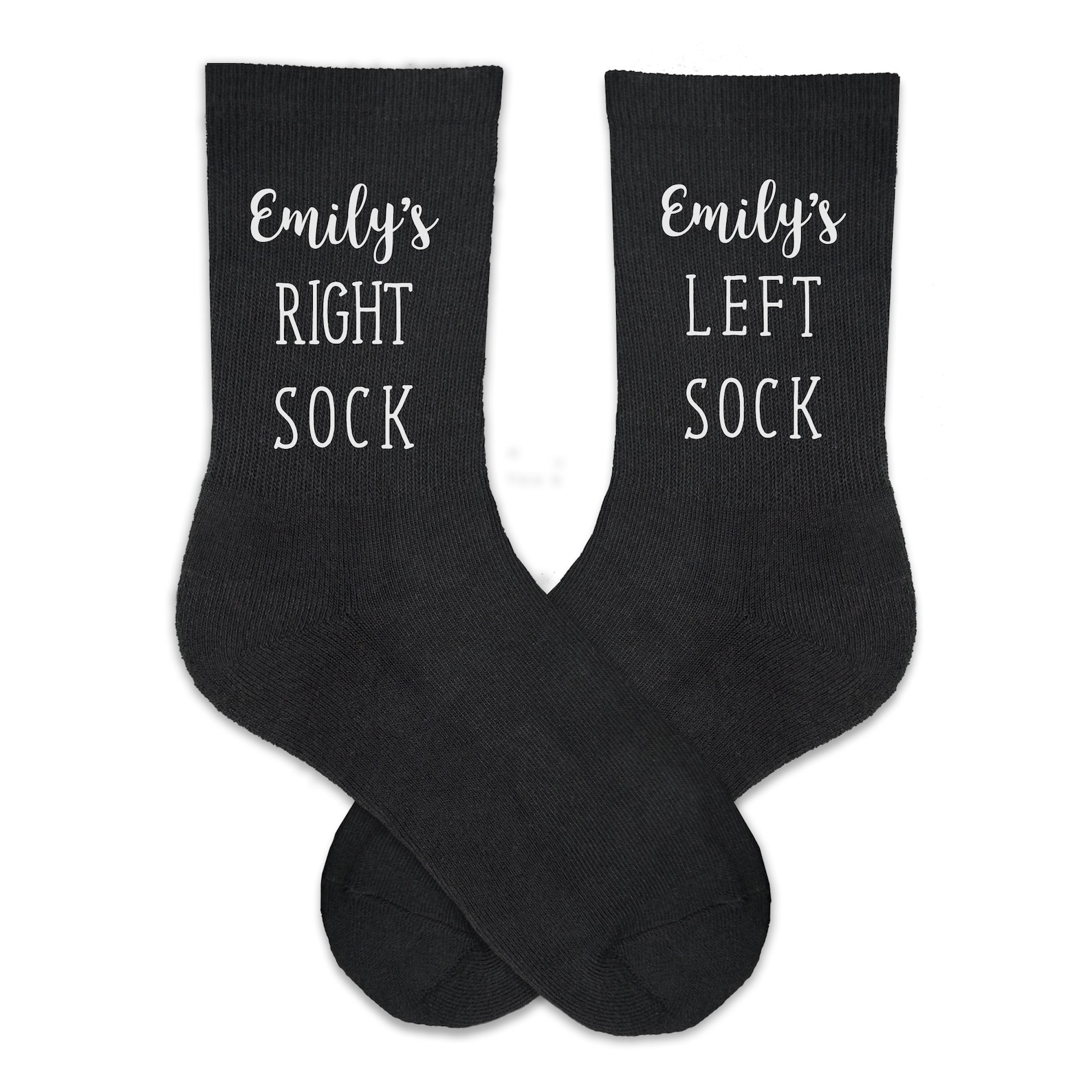 Funny Gift Idea With Right and Left Socks Personalized With a | Etsy